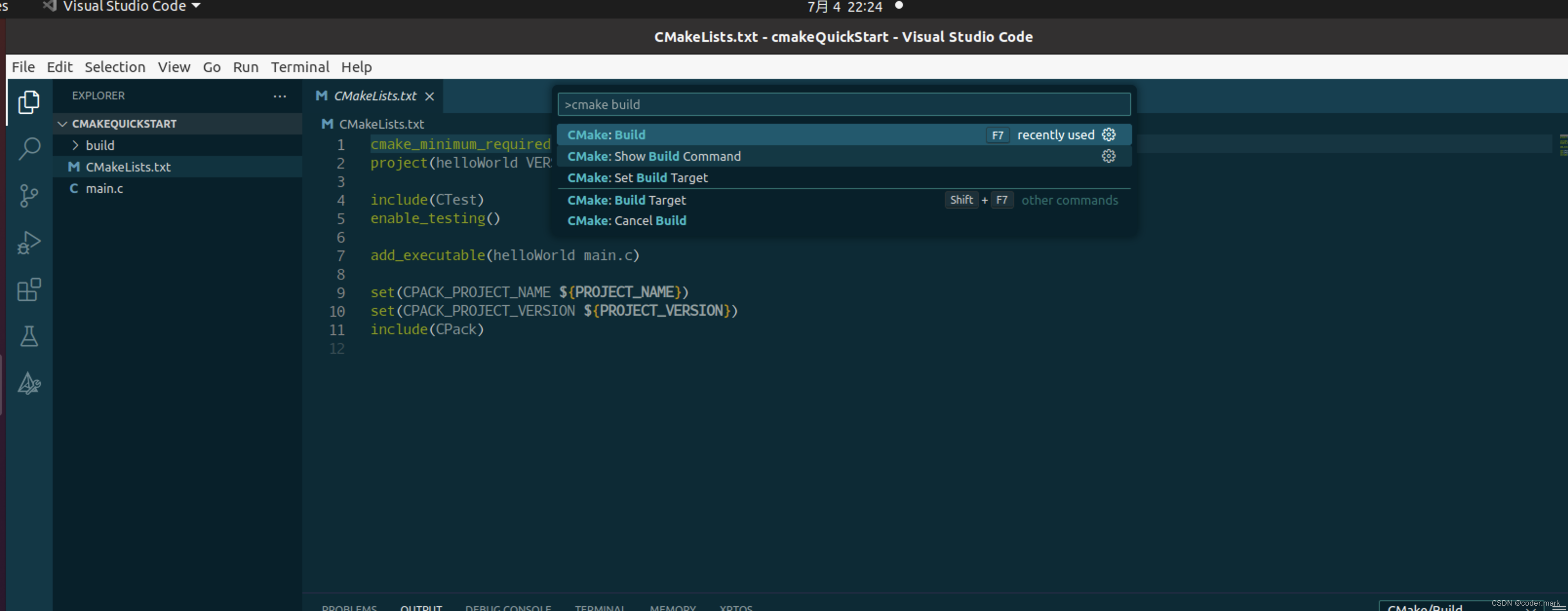 Visual Studio Code CMake Tools CSDN 