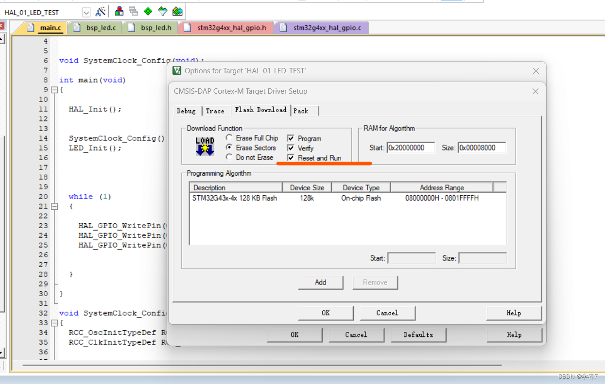 STM32G431RBT6基于HAL库点亮LED灯学习笔记-CSDN博客