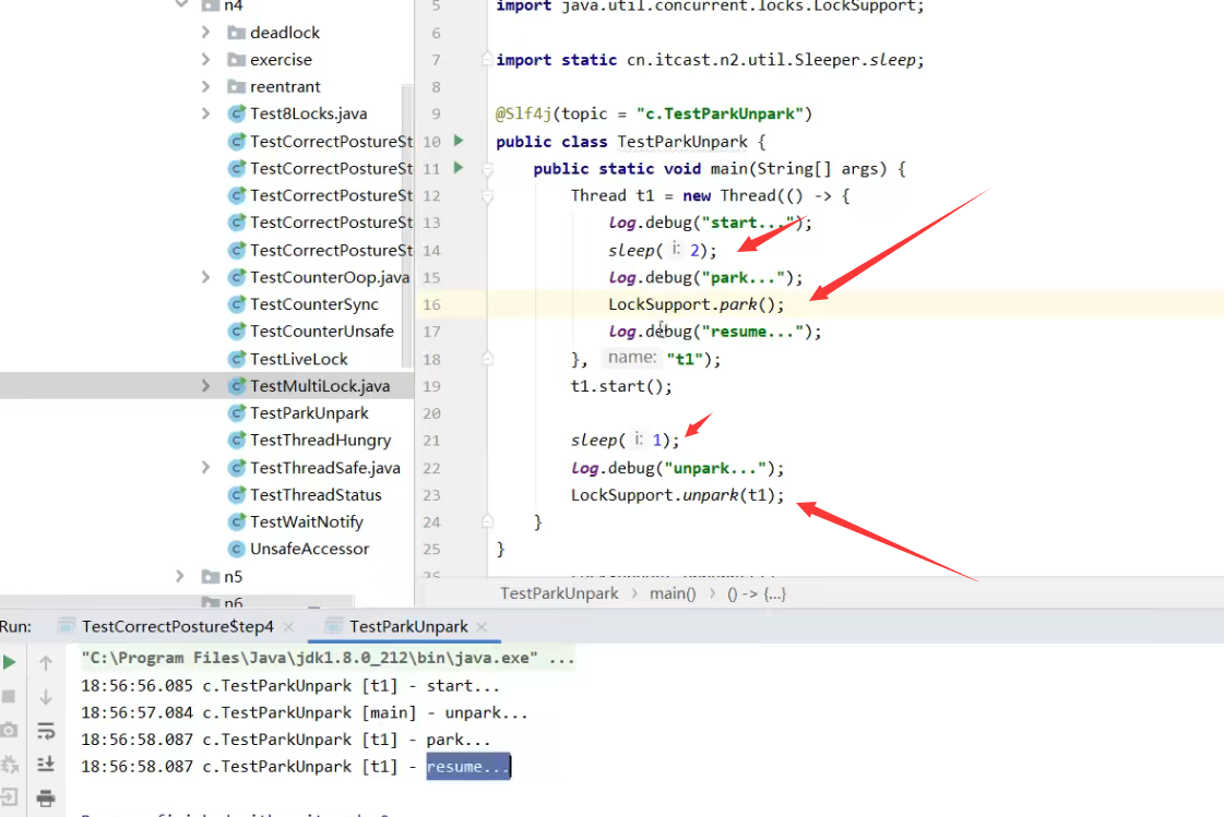 Park & Unpark_unpark park谁先执行-CSDN博客