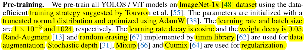 【论文笔记】You Only Look at One Sequence: RethinkingTransformer in Vision through Object Detection ...