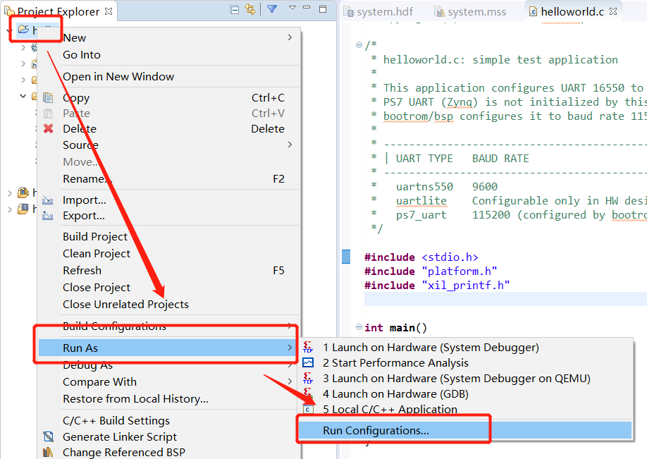 【Xilinx AX7103 MicroBalze学习笔记2】MicroBlaze 串口发送 Hello World 实验_microblaze debug-CSDN博客