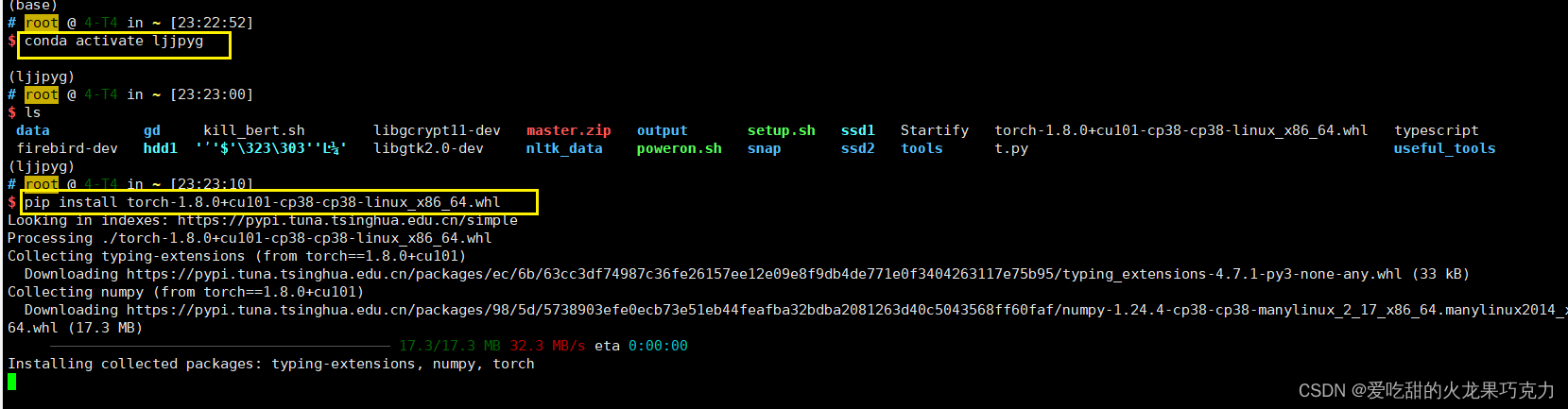 学校服务器安装cuda版本的pytorch+DGL（联网+上传）+安装apex；CUDA out；使用wandb；Error: lib；服务器安装torch_geom；miniconda的安装 ...