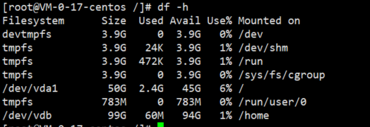 Tencent cloud server Centos7.5 mount data disk - Programmer Sought
