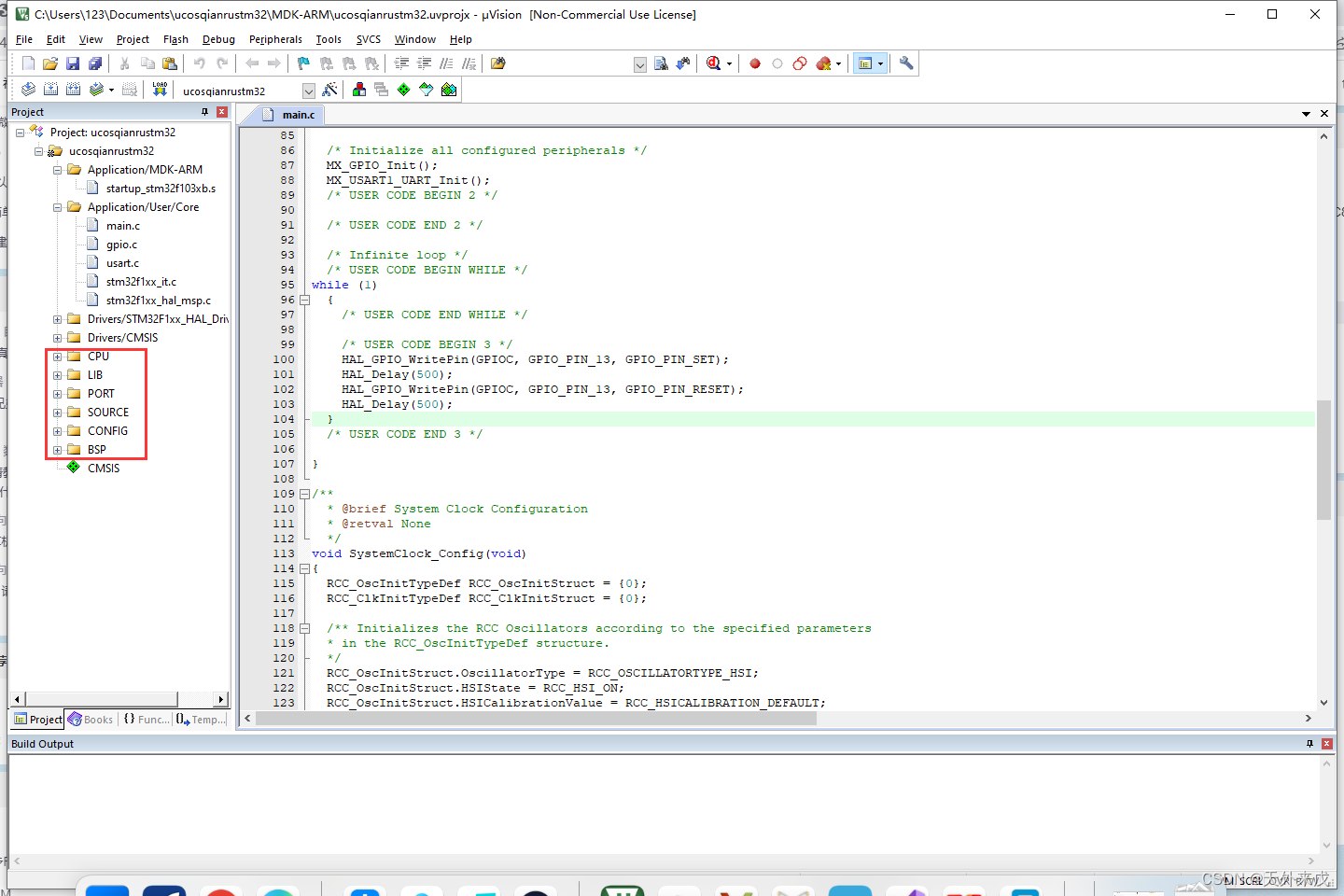 uC/OS-III系统移植STM32F103C8_ucosiii移植到stm32-CSDN博客