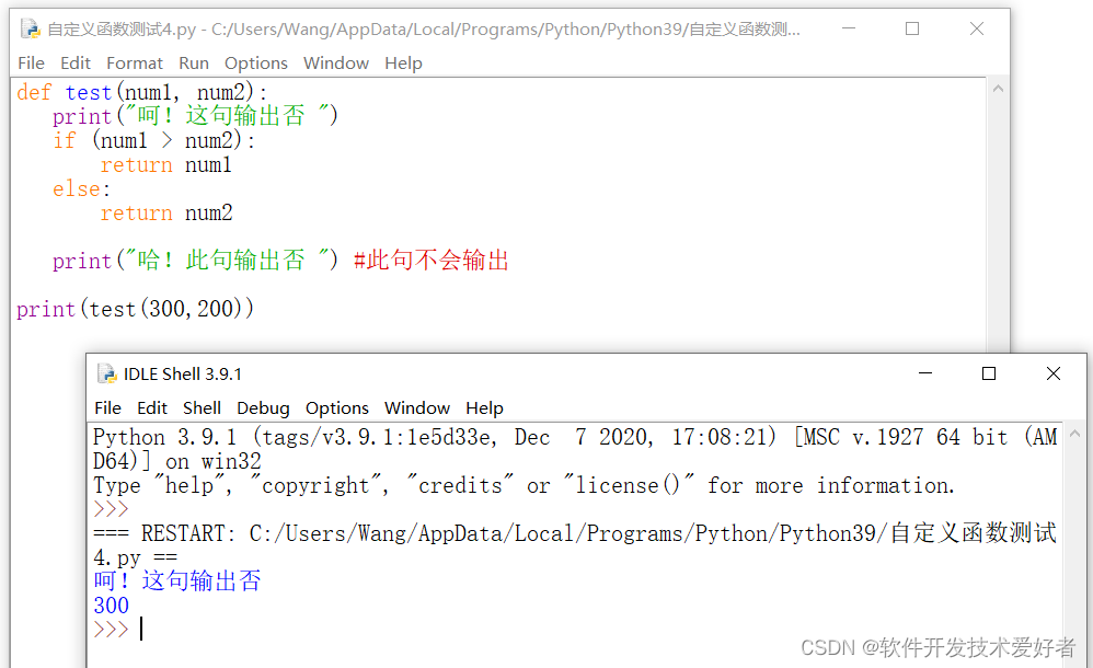 关于python函数的几点说明 Csdn博客