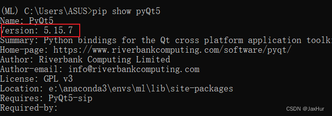 【报错记录】python使用mayplotlib 出现Cannot mix incompatible Qt library (5.15.6) with this library (5.15.8 ...