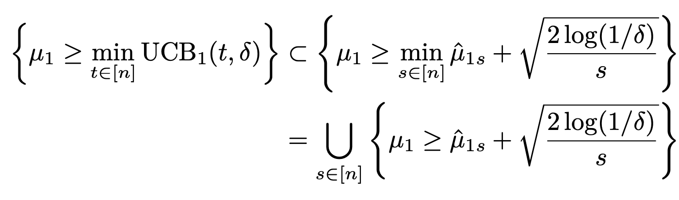 【Bandit Algorithms学习笔记】UCB算法的理论证明_ucb 算法-CSDN博客
