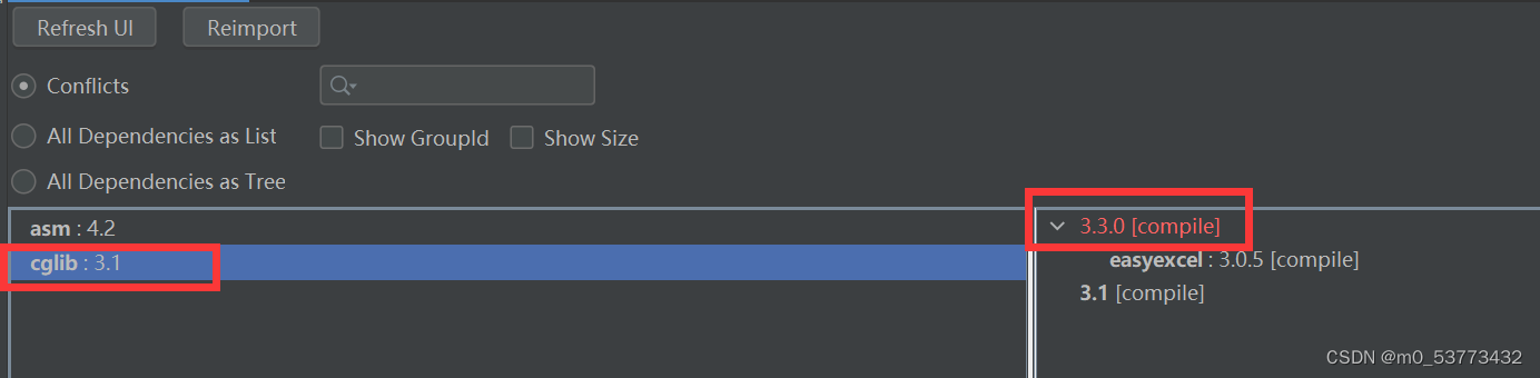 使用EasyExcel时报错 NoClassDefFoundError: net/sf/cglib/beans/BeanMap$Generator_com.alibaba.excel ...