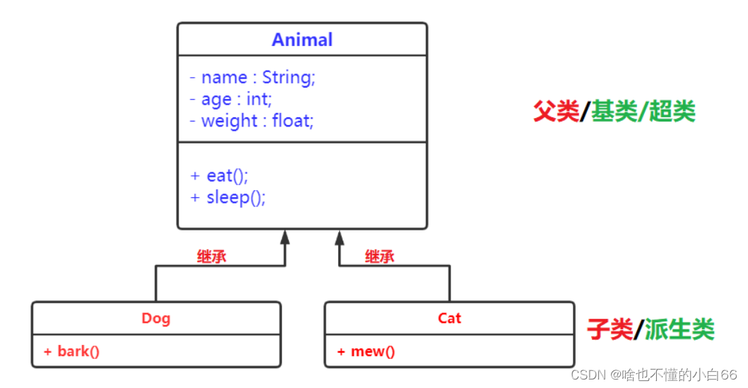 详解Java继承和多态_java编写描述动物世界的继承关系程序-CSDN博客