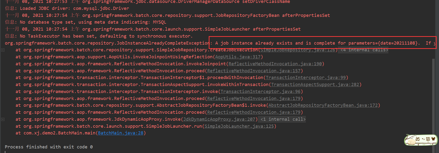 Spring Batch之配置DB Job Repository 项目举例(三)_jobrepository-CSDN博客