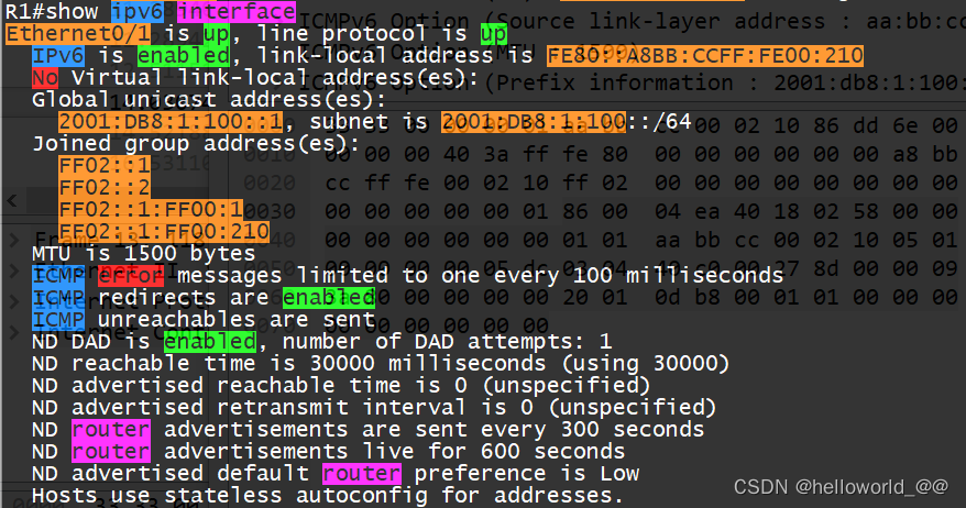 IPV6 无状态(SLAAC)获取IP地址-CSDN博客
