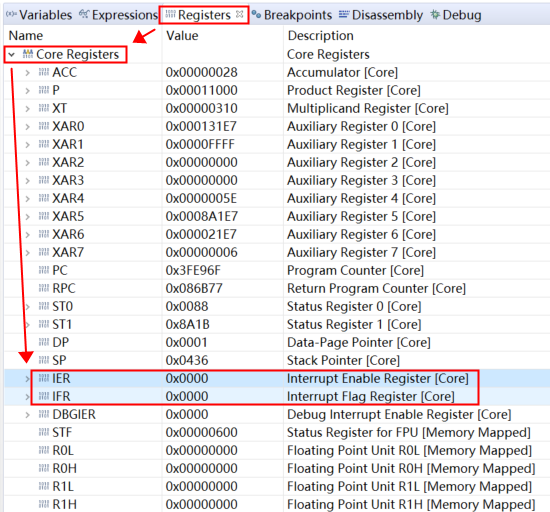 CCS中的IER和IFR寄存器：Symbol ‘IER‘ could not be resolved_symbol 'ier' could not be resolved-CSDN博客
