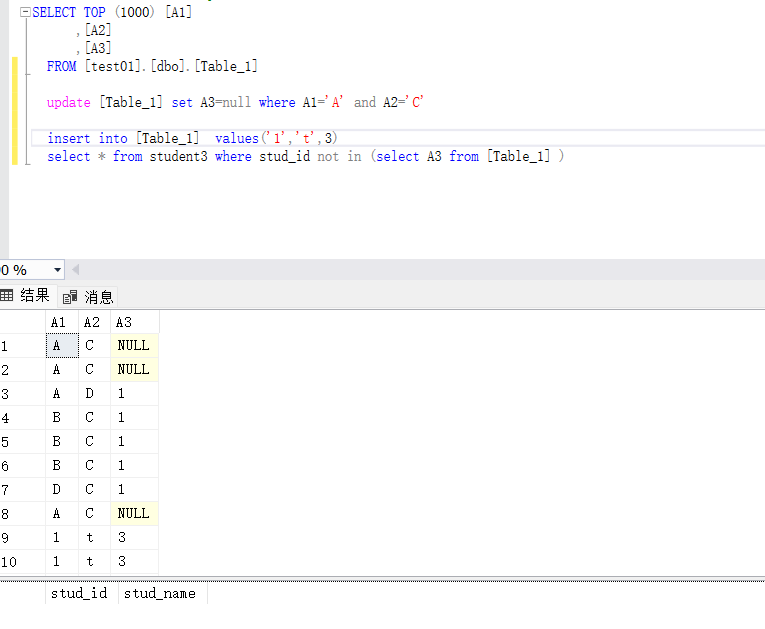 Sql in not in where基础知识巩固_where not in sql语句-CSDN博客