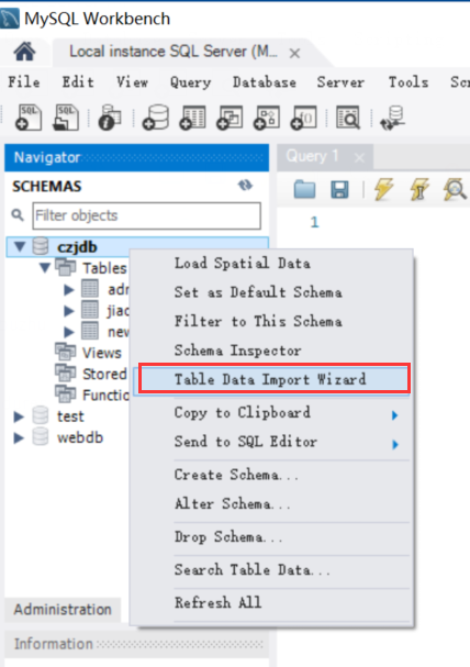 数据库：mysql Workbench导入excel数据mysql Workbench 导入excel Csdn博客