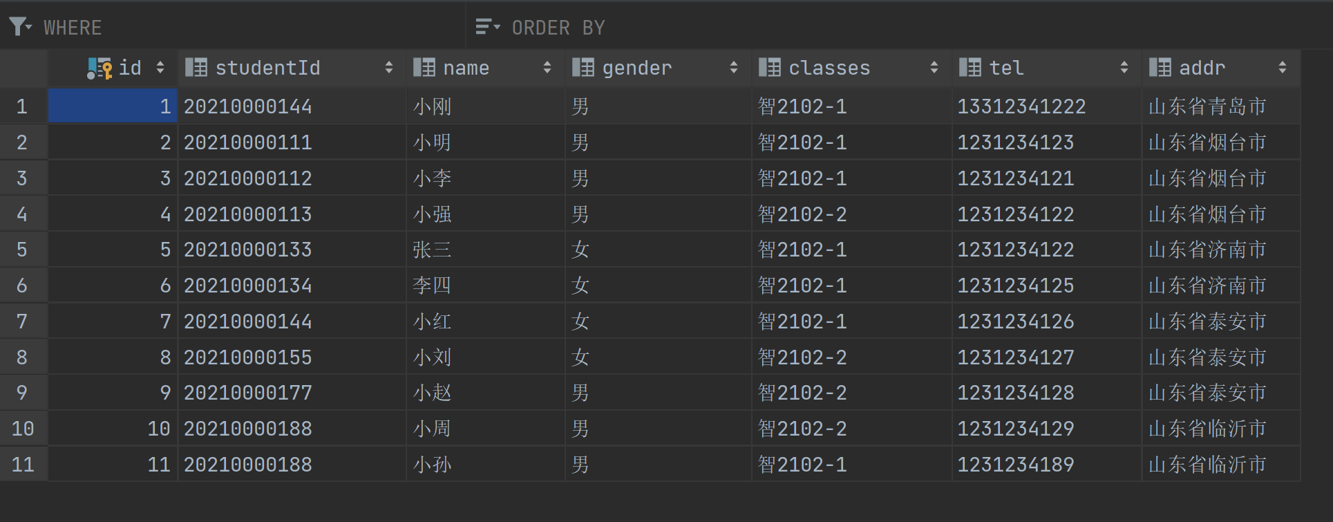 我的第一个JavaWeb项目：学生信息管理系统Element-ui+Servlet+Mybatis_mybatis&servlet&tomcat&html查询数据库信息显示在web-CSDN博客