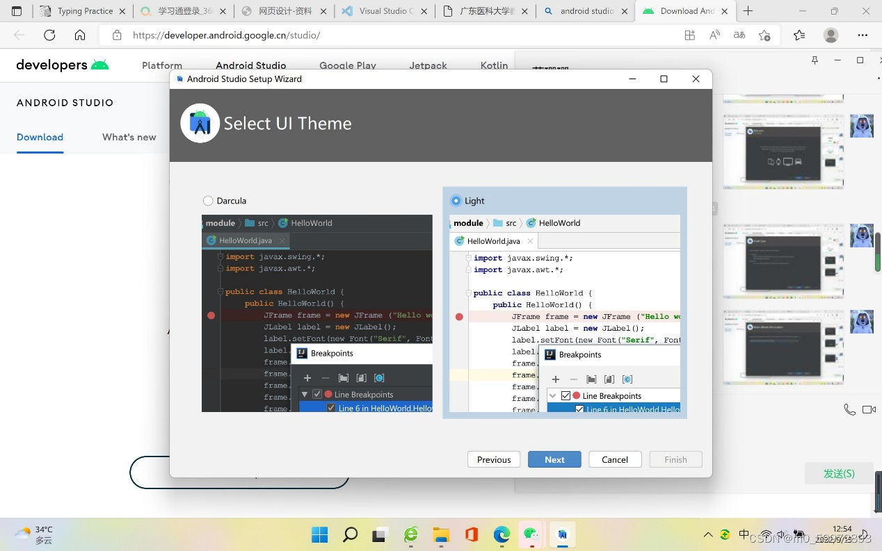 安装与下载 Android studio（以下为处理器是Intel的安装方法，下载前请检查一下自己的CPU为AMD 还是Intel的）_sdk ...