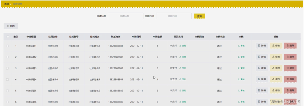 附源码 计算机毕业设计高校社团管理系统springboot程序社团经费管理系统怎么做 Csdn博客