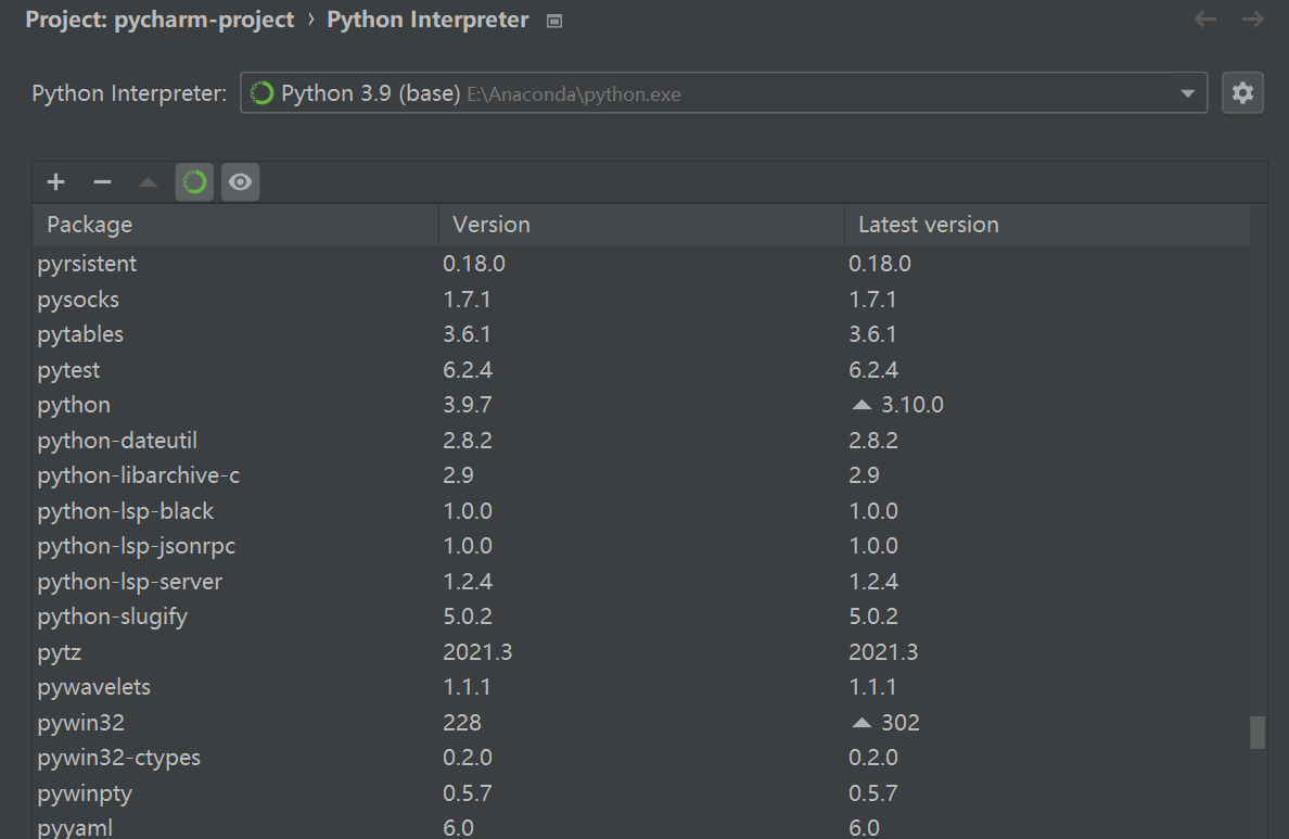 pycharm设置-解释器中添加安装包_python解释器 增加包-CSDN博客