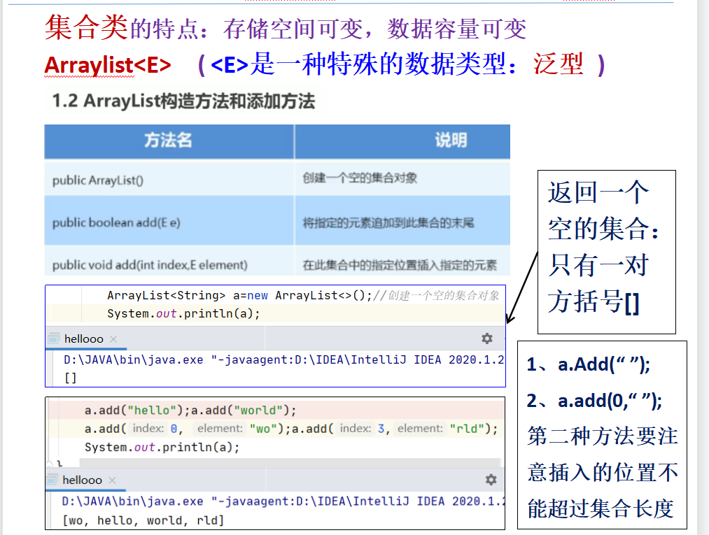 Java速成（8/30）-集合类ArrayList＜E＞、泛型、增删查改_java 泛型 增删改查-CSDN博客