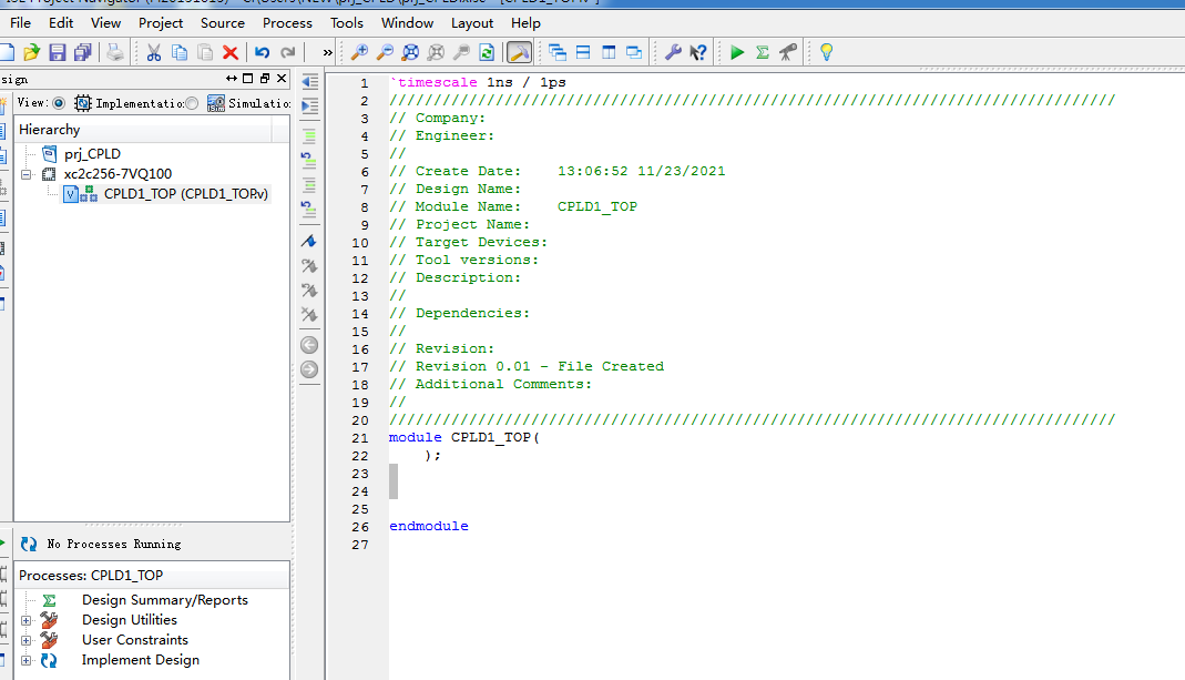 xilinx基础篇Ⅰ（7）ISE14.7开发基础流程 [CPLD章节]_如何用xilinx的ise中的readback读取cpld程序-CSDN博客