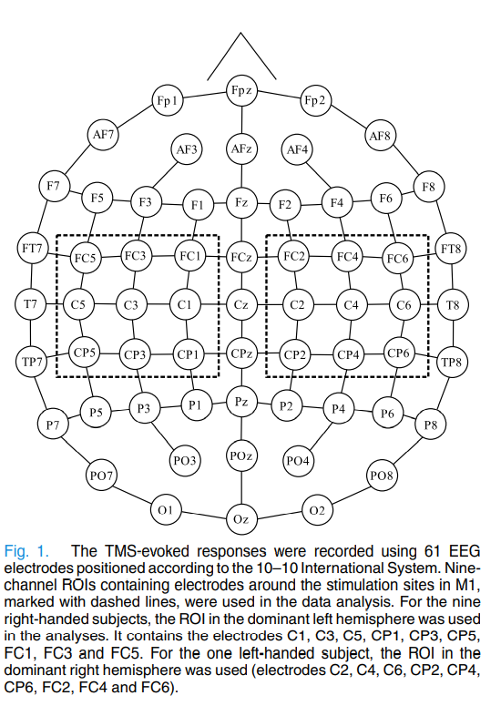 Oscillatory TMS-EEG-Responses as a Measure of the Cortical Excitability ...