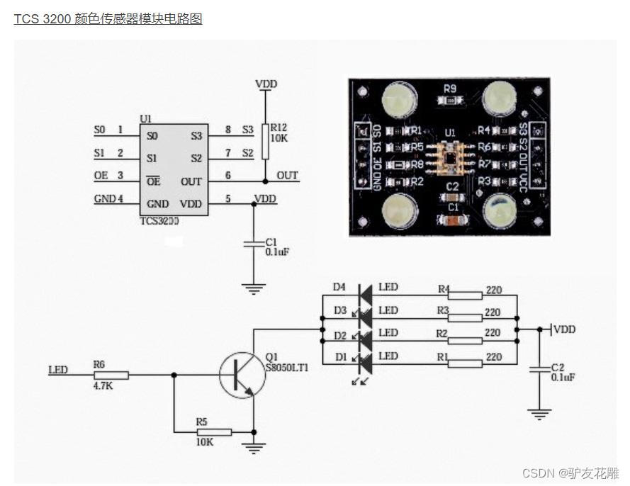 【雕爷学编程】arduino动手做(63) Tcs3200d颜色识别传感器2arduino颜色识别传感器识别两次颜色 Csdn博客