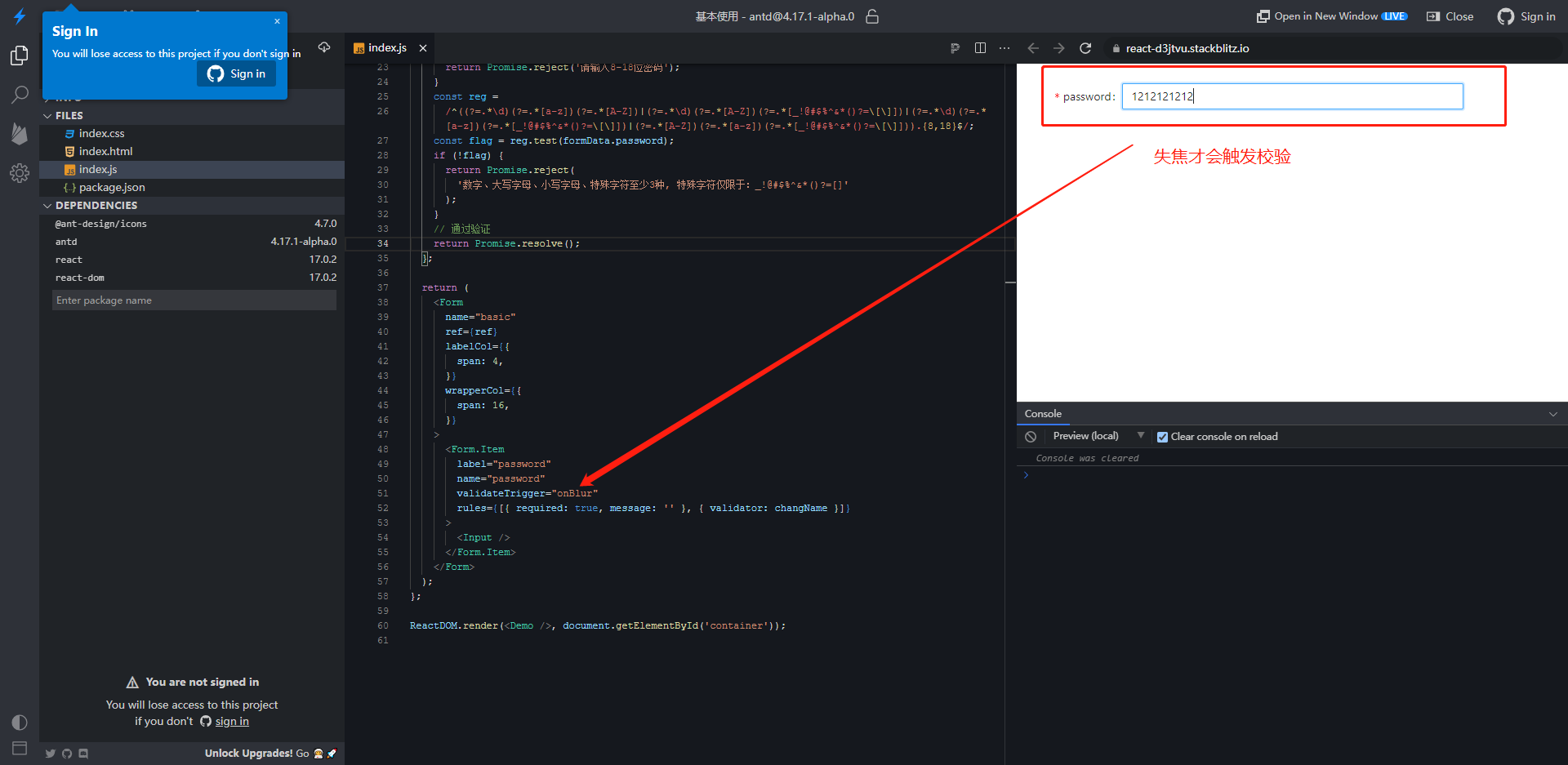 ant design-form表单的自定义校验validator_ant design form rules的定义-CSDN博客