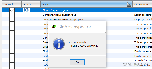 开源二进制文件静态漏洞分析工具BinAbsInspector安装使用_ghidra下载-CSDN博客