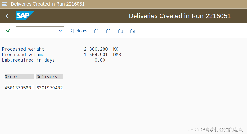 SAP MM 关于事务代码VL04的一个测试_sap 消息号vl049配置-CSDN博客