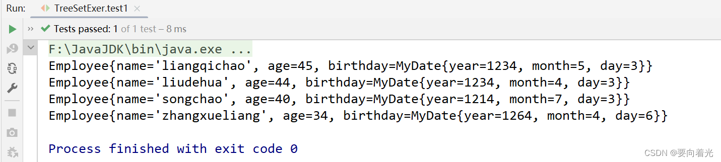 TreeSet练习_java中treeset综合练习-CSDN博客