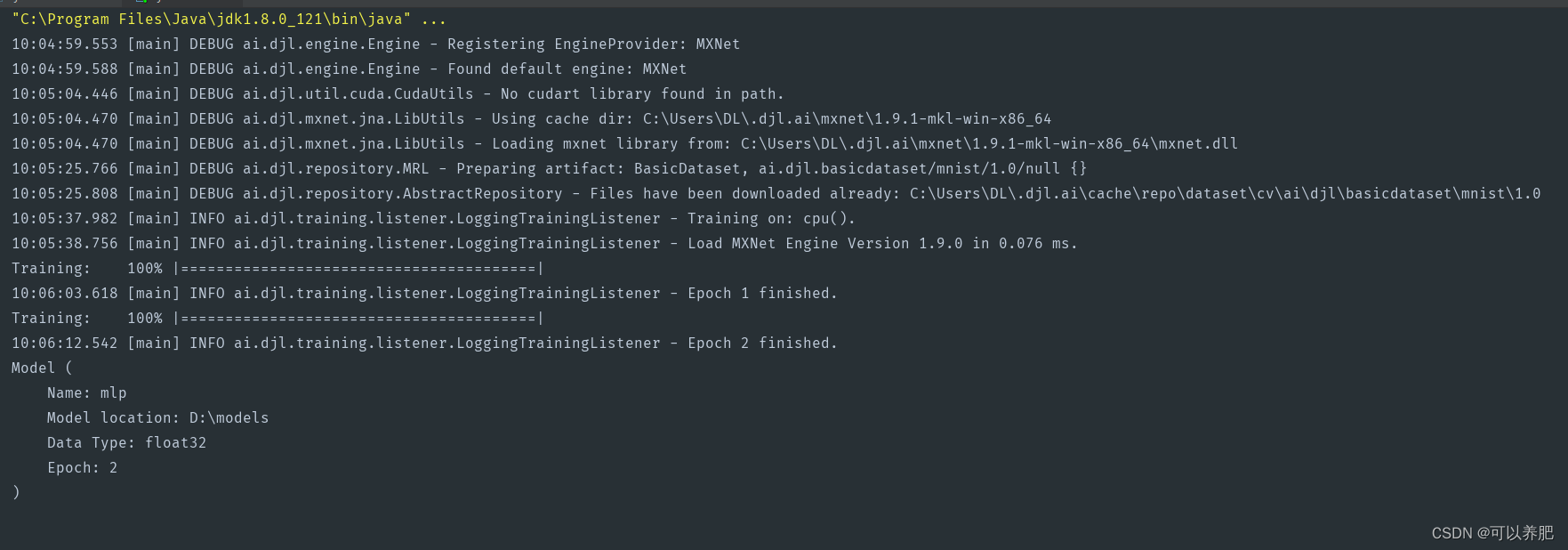 Deep Java Library（一）模型训练-CSDN博客