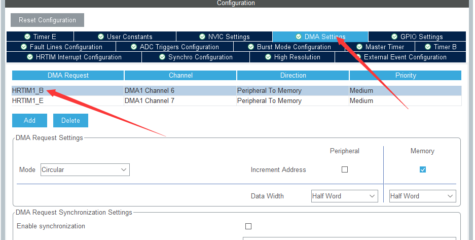 【STM32】CubeMX+HAL库之HRTIM 多路同步独立定时器 DMA传输比较值_stm32 hrtim-CSDN博客