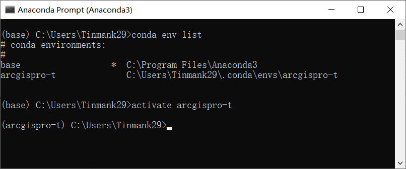 Anaconda3配置arcpy2.8（ArcGispro 2.8）_arcpy version2.8-CSDN博客