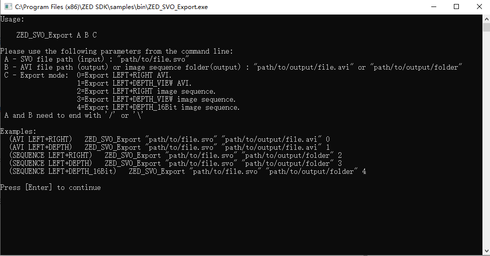 【ZED】将ZED获取的视频格式svo转换成其他格式_.svo文件-CSDN博客