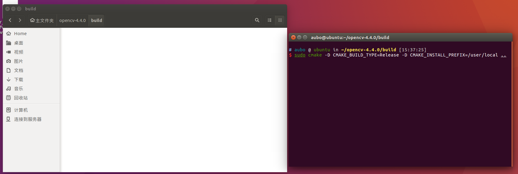 VMware虚拟机中Ubuntu16.04系统下进行OpenCV4.4的安装编译_虚拟机安装opencv-CSDN博客