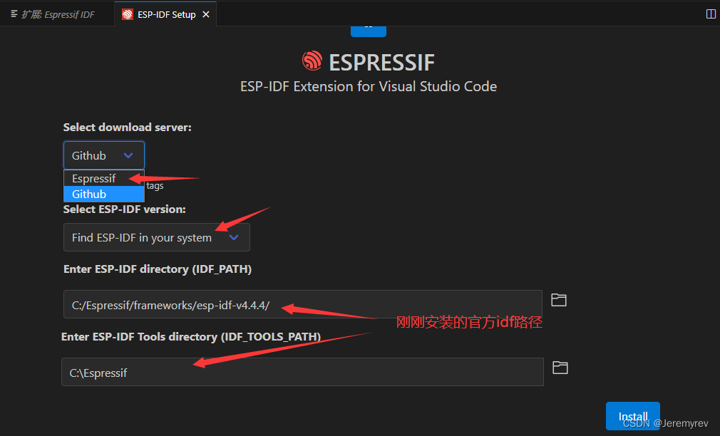 ESP32-IDF环境搭建之VScode环境_esp32 vscode-CSDN博客