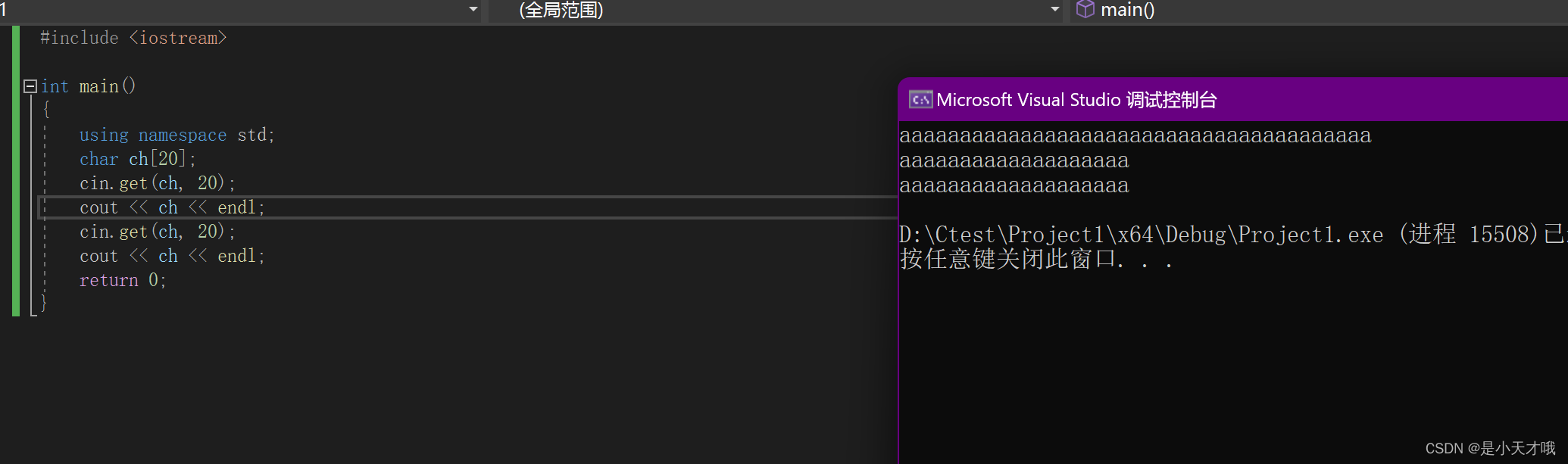 C++的get和getline方法_c++ get-CSDN博客