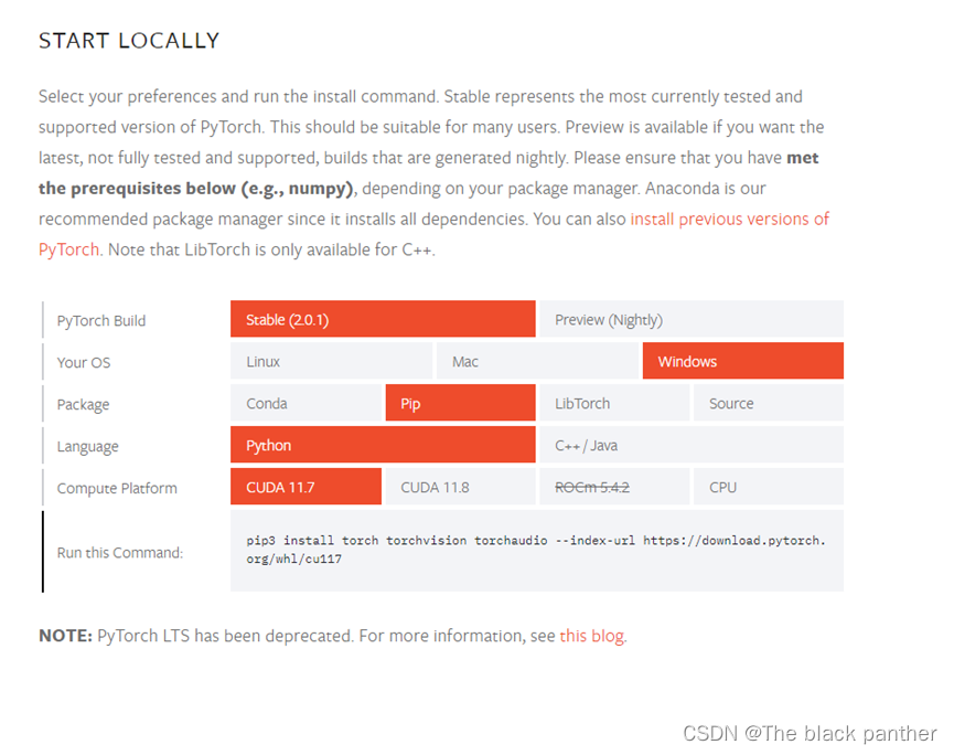 Windows11安装GPU版本的pytorch环境_windows 安装 gpu-CSDN博客