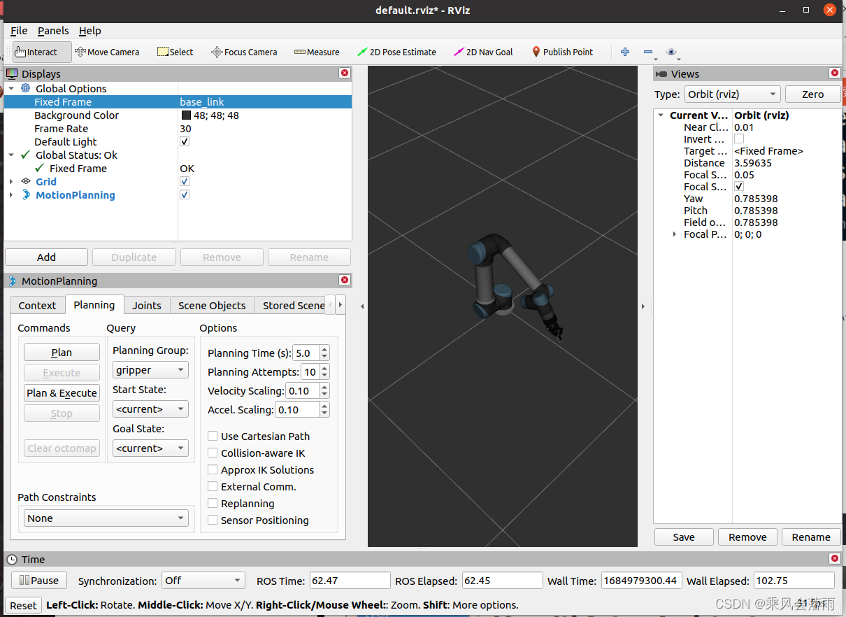UR5 Yolo+抓取GitHub项目复现(中) | 为UR5+robotiq85配置MoveIt包 | MoveItAssistant配置 | Ubuntu20.04+ Ros Noetic ...