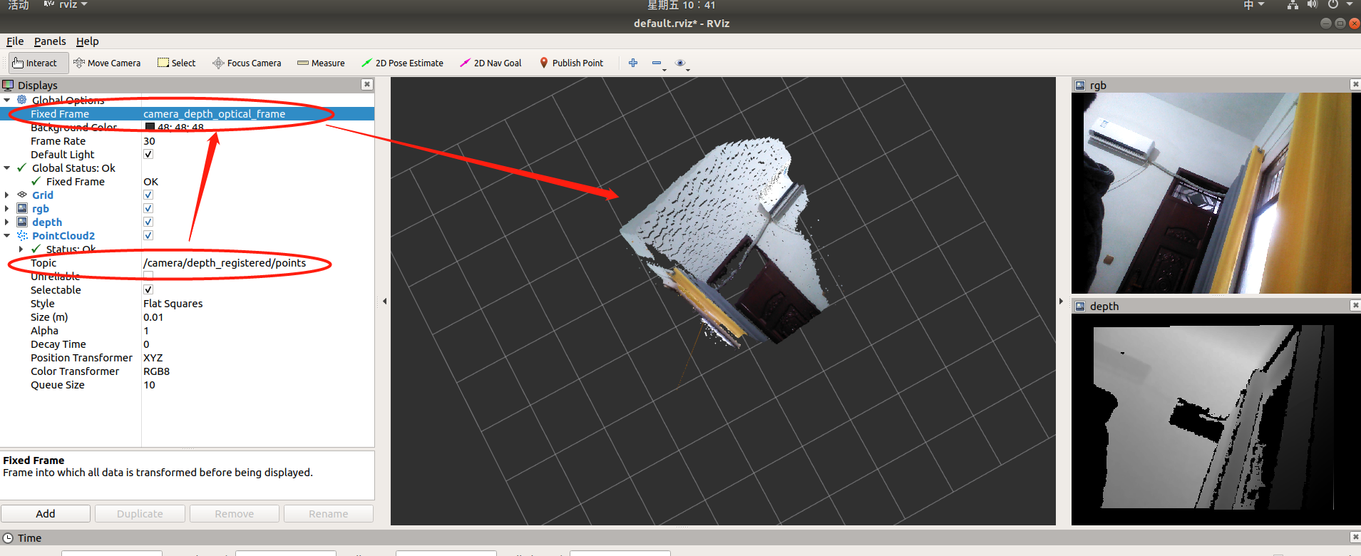 奥比中光Orbbec Astra深度相机在ROS Melodic的使用_orbbec astra+-CSDN博客