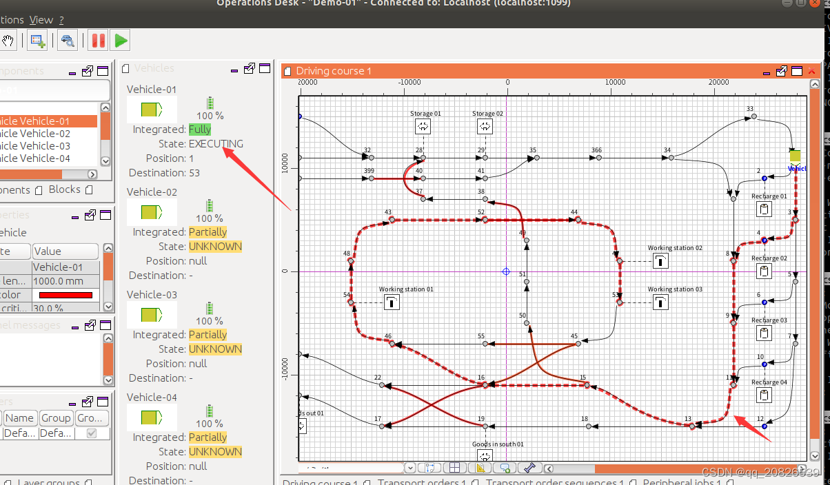 【opentcs】模拟真实车辆和opentcs通信的简单ui界面，opentcs与实物车辆对接步骤一-CSDN博客