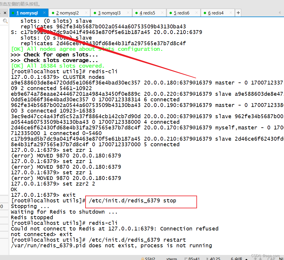 redis-cluster集群_(error) moved 4768-CSDN博客