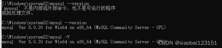 Mysql简单命令行的使用命令行操作mysql Csdn博客