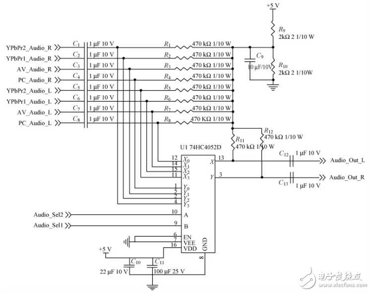 模拟开关74hc4052的介绍和使用_两路四选一开关-CSDN博客