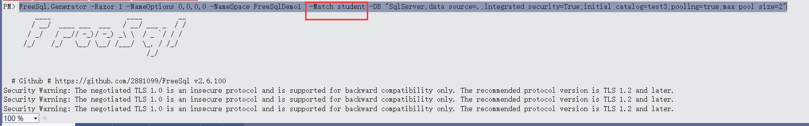 FreeSql实体映射成数据库，数据库映射成实体类，指定表生成实体_freesql.generator-CSDN博客