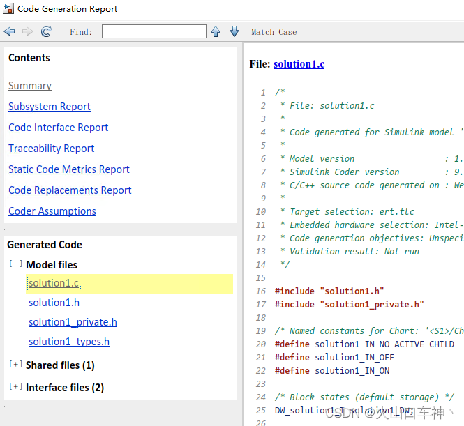 单个模型中多个代码源文件及头文件的生成matlab如何新建源文件和头文件 Csdn博客