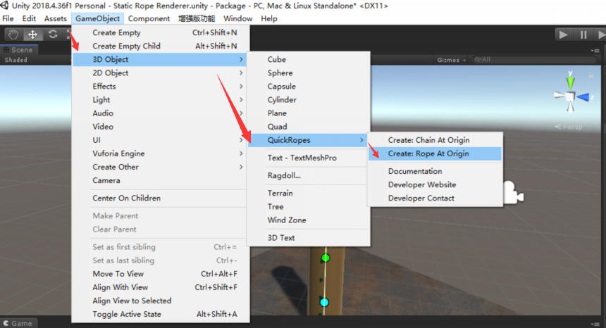 Unity绳子插件QuickRopes使用方法（让你快速创建你想要的绳索效果）-CSDN博客
