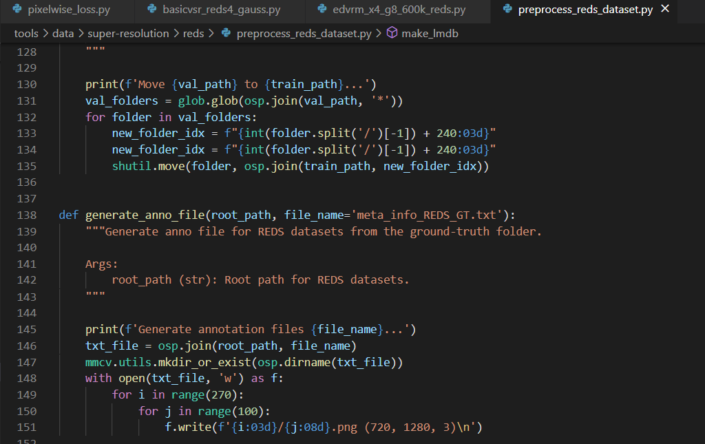 BasicVSR(CVPR2021)复现过程_basicvsr++复现-CSDN博客