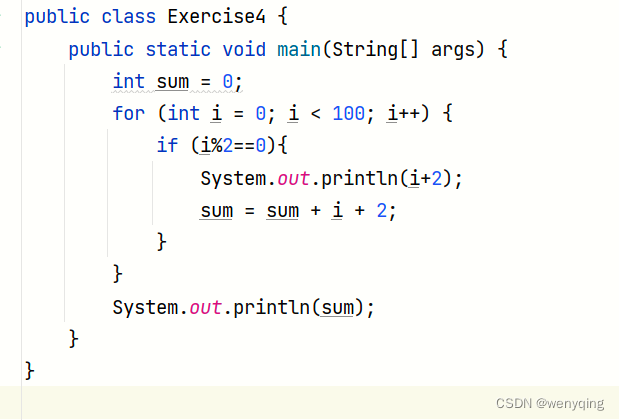 Java利用for循环计算0到100之间的偶数和java求偶数和 Csdn博客