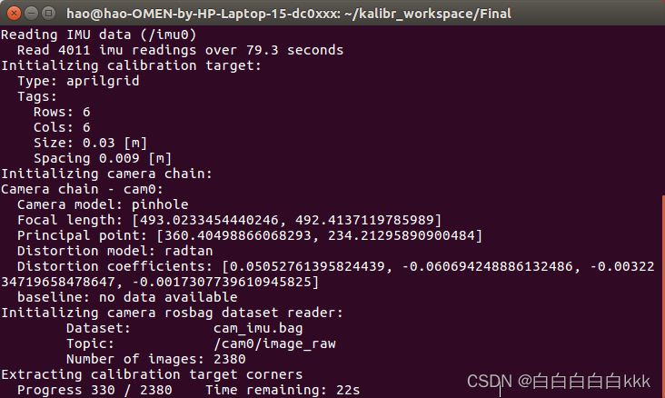 【VINS-MONO测试】安卓手机采集mono+imu数据_kalibr 标定imu 手机-CSDN博客